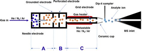 Diagram Of Direct Analysis In Real Time Ionization Source Ms Mass Download Scientific Diagram