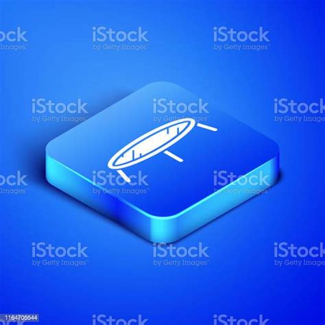 파란색 배경에 격리된 등각 칭호 점프 트램폴린 아이콘입니다 파란색 사각형 버튼입니다 벡터 일러스트레이션 귀여운에 대한 스톡 벡터 아트 및 기타 이미지 Istock