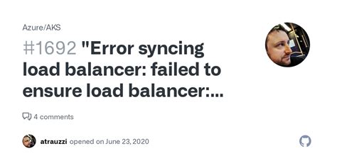 Error Syncing Load Balancer Failed To Ensure Load Balancer Timed Out Waiting For The