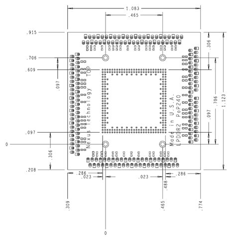 Lpddr2 240 Ball Oscilloscope Socketed Interposer Nexus Technology Inc
