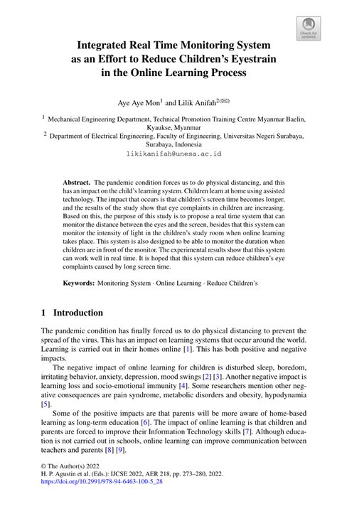 Pdf Integrated Real Time Monitoring System As An Effort To Reduce