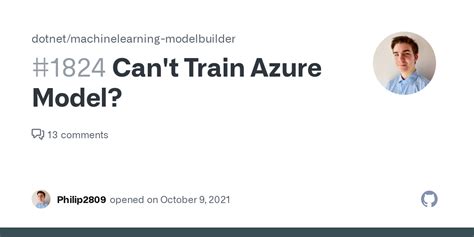 Cant Train Azure Model · Issue 1824 · Dotnetmachinelearning Modelbuilder · Github