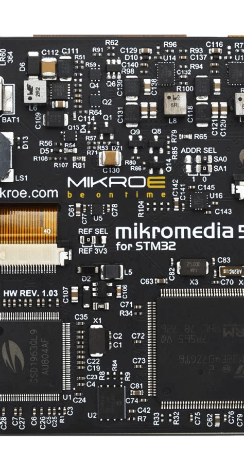 Mikromedia 5 For Stm32 Resistive Fpi With Frame