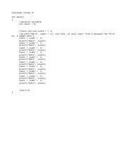 Running Number EX1 LAB WEEK4 C Include Stdio H Int Main Declare