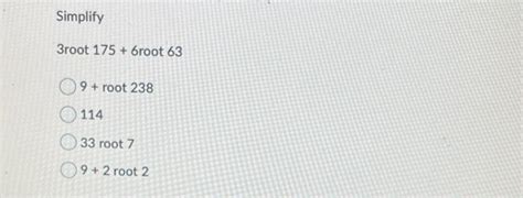 Solved Simplify Root Root Root Root Chegg Com