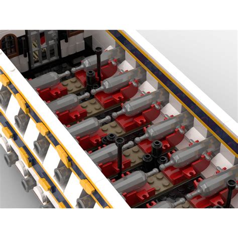 Moc 160740 Pirate Battleship Assembly Model Building Blocks Set By