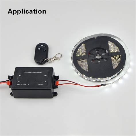 Dc12v 24v 8a Led Single Color Dimmer With Rf Remote Controller Brightness Control For Led Spot