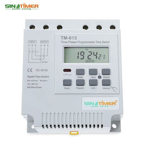 Buy Sinotimer 380v Lcd Digital Multipurpose Three Phases Programmable Control