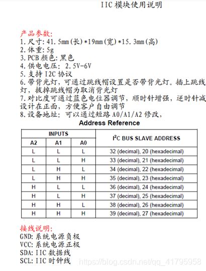 Stm32通过（软硬iic）控制lcd1602液晶显示屏（iic转8位并口的pcf8574转接板的使用）原创stm32iic驱动lcd液晶