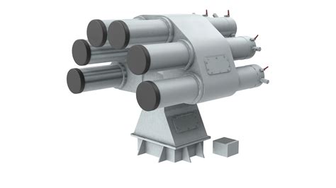 Type 87 Anti Submarine Rocket 3d Turbosquid 1805399