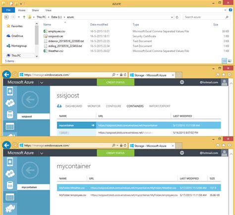 Microsoft Sql Server Integration Services Azure Upload And Download Tasks
