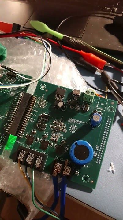 First Test Custom Bldc Foc Stm32h753 Board Control System Using