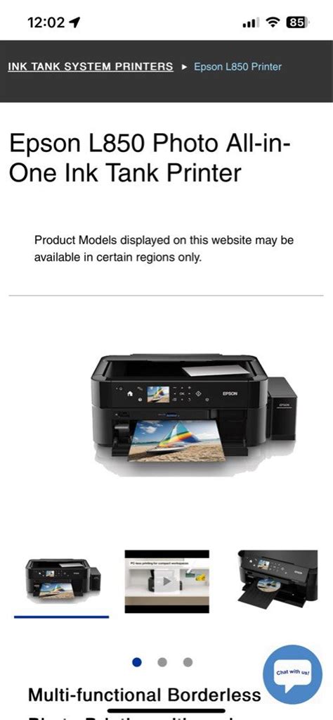Epson L850 Photo All In One Ink Tank Printer Computers And Tech Printers Scanners And Copiers On