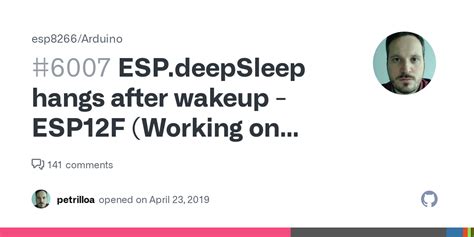 esp deepsleep hangs after wakeup esp12f working on older chips · issue 6007 · esp8266