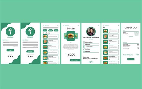 Food App UI Design On Behance Food App UI Design On Behance