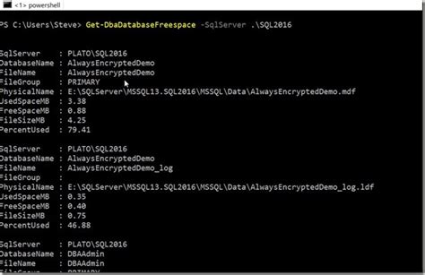 Easy Database Space With Dbatools Sqlservercentral