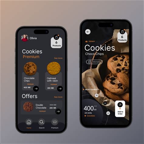 Cookies App Behance