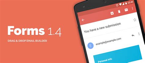 Forms 140 With Fully Featured Drag And Drop Email Builder Is Ready