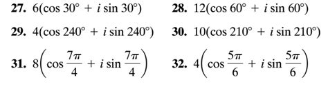 solved plot each complex number then write the complex