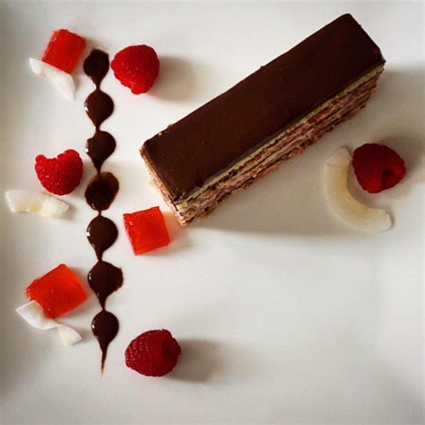 Raspberry Opera Cake Whatever It Bakes