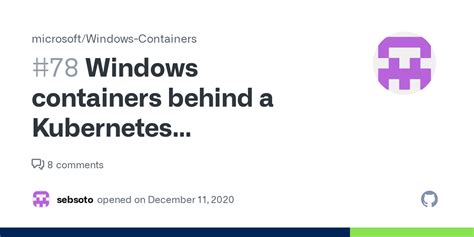 Windows Containers Behind A Kubernetes Loadbalancer Become Unreachable Issue 78 Microsoft