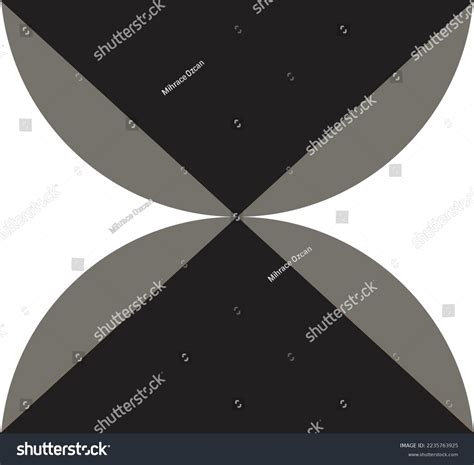 Black Geometric Shape Lllustration Vector Design Stock Vector Royalty Free 2235763925