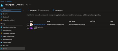 Add An Owner To An Azure Application Registration With Powershell And Ms Graph Api Techguy