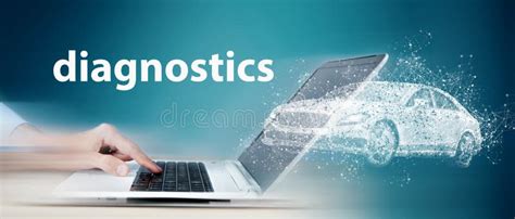 Diagnostic Equipment For Car Tuning Stock Image Image Of Hand