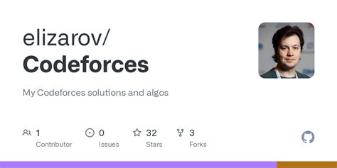 GitHub Elizarov Codeforces My Codeforces Solutions And Algos