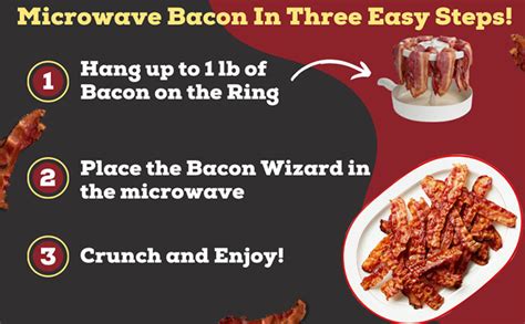 Microwave Bacon Tray Crispy Bacon Maker Microwave Bacon