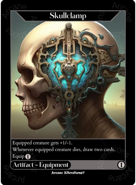 Skullclamp High Quality Altered Art Custom Proxy Cards Arcane