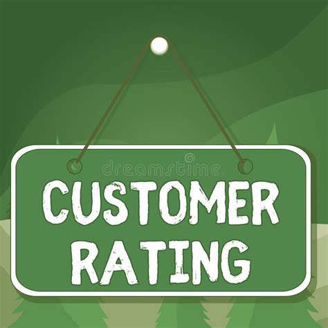 Word Writing Text Customer Rating Business Concept For Gauge The