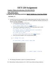 EET 128 Assignment Summer 2021 Docx EET 128 Assignment Babe Nikita Zavodovskiy ID