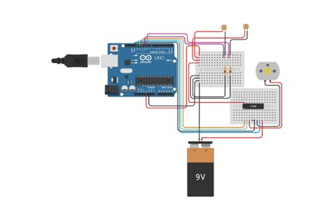 Circuit Design Copy Of Solar Tracker Ta Fix Jadi Pisan Tinkercad