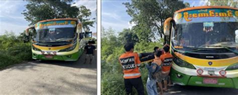 စစ်ကိုင်းတိုင်းတွင် ခရီးသည်တင်ယာဉ်တစ်စီး လက်လုပ်မိုင်းဖြင့် ဖောက်ခွဲတိုက်ခိုက်ခံရ၍ ယာဉ်မောင်းအပ