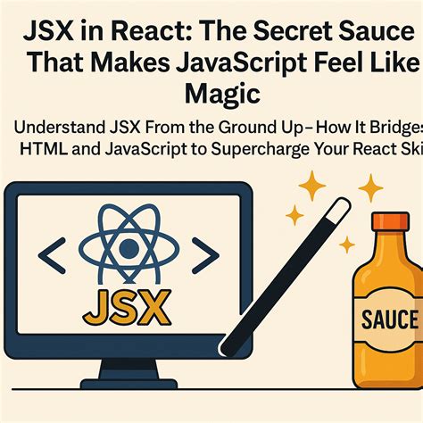 Jsx In React The Secret Sauce That Makes Javascript Feel Like Magic