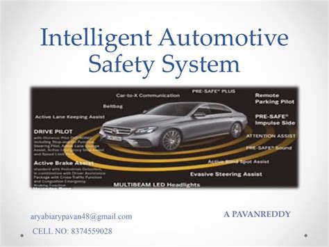 Intelligent Automotive Safety System Pptx