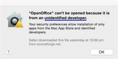 Mac Cannot Be Opened Because It Is From An Unidentified Developer Fix