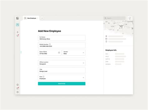 Add New Employee By Abhi On Dribbble