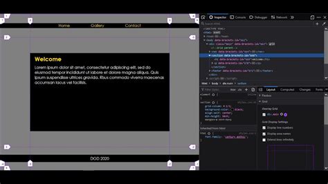 css grids simple website layout tutorial youtube