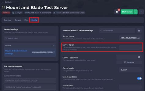 How To Add A Server Token To Your Mount And Blade 2 Bannerlord Server Shockbyte