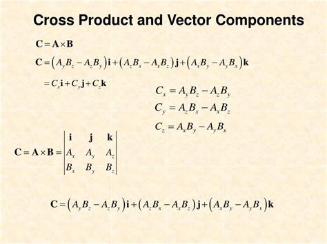 Ppt The Vector Or Cross Product Powerpoint Presentation Free