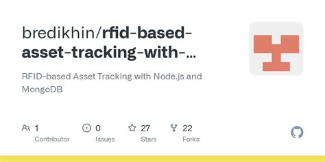 Github Bredikhinrfid Based Asset Tracking With Nodejs And Mongodb Rfid Based Asset Tracking