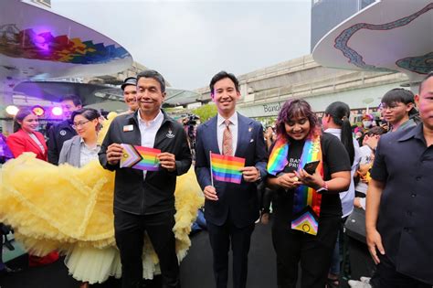 ‘พิธา ร่วมงาน Bangkok Pride จ่อชง กม สมรสเท่าเทียม อัตลักษณ์ทางเพศ