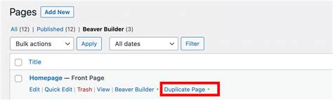 Duplicate Layout Beaver Builder Knowledge Base