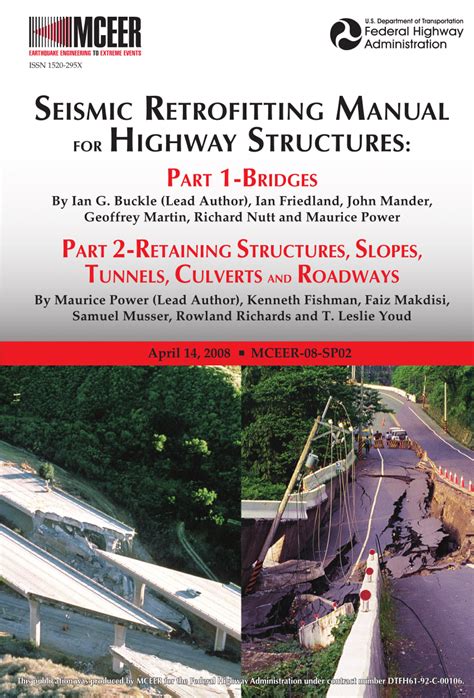 Pdf Seismic Retrofitting Manual For Highway Structures
