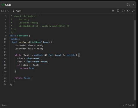 Im Excited To Share My Solution Of Linked List Cycle Given Head The