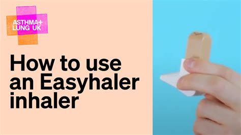 How To Use An Easyhaler Inhaler Youtube