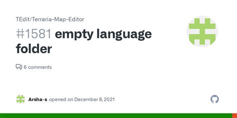 Empty Language Folder · Issue 1581 · Teditterraria Map Editor · Github