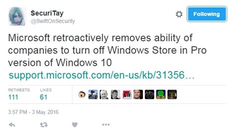 Microsoft No Longer Allows Administrators To Block Windows Store Access In Windows Pro ZDNet